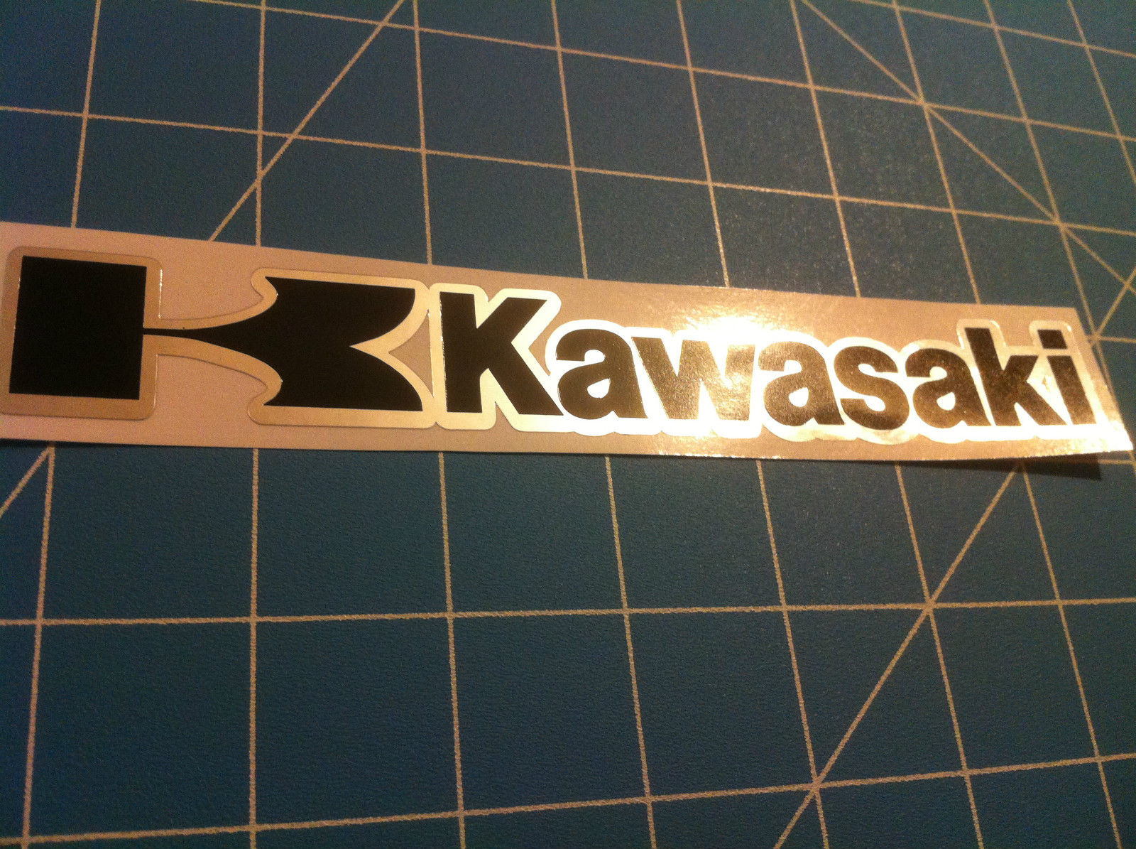Kawasaki motorhelm sticker sticker
